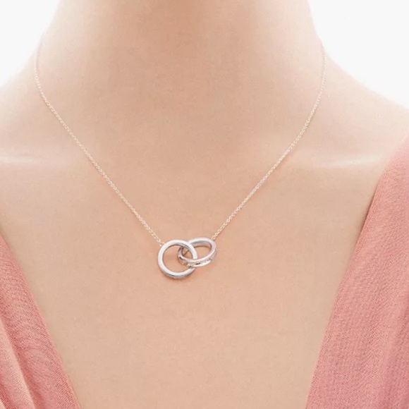 Tiffany & Co. | Jewelry | Tiffany Co Silver Interlocking Circle Necklace | Poshmark
